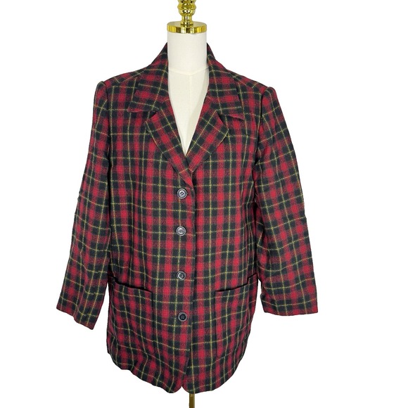 White Stag | Jackets & Coats | Vtg White Stag Blazer Womens 2w Red ...